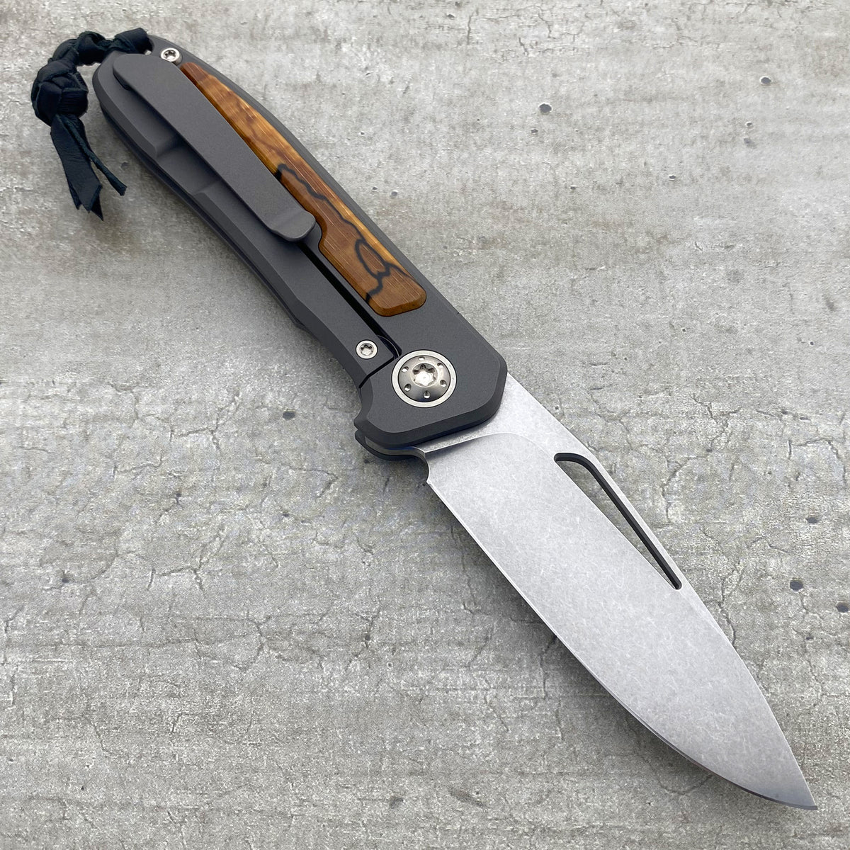 iMamba® Stonewashed Non-Flipper with Spalted Maple (Caged Bearings ...