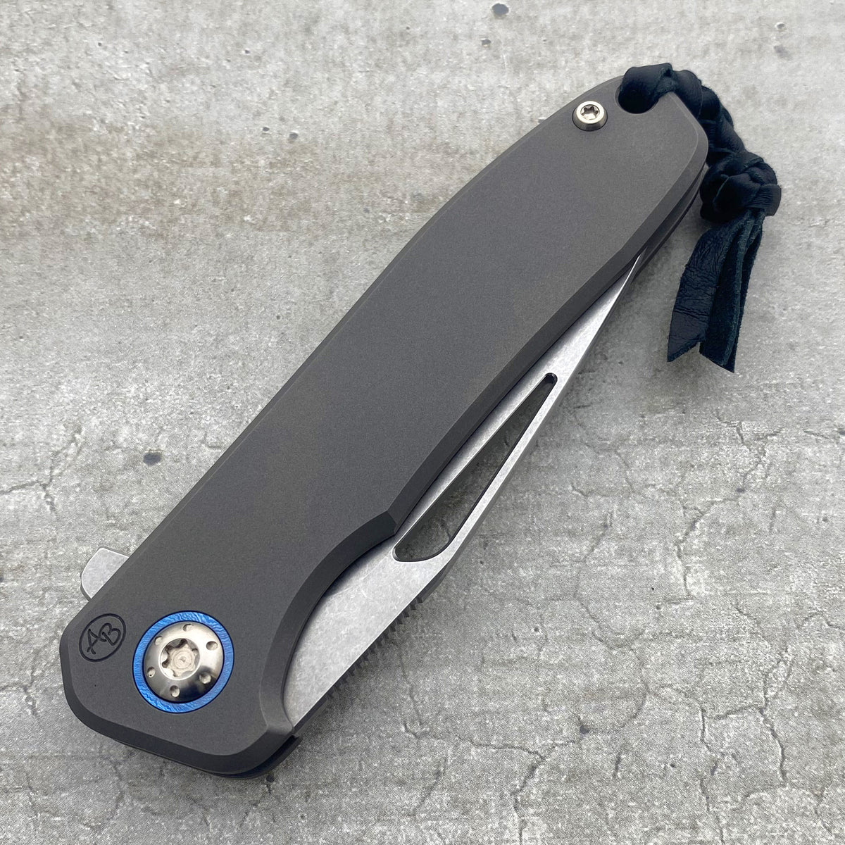 iMamba® Stonewashed Flipper & Assegai Pen Timascus Set – Arno Bernard ...