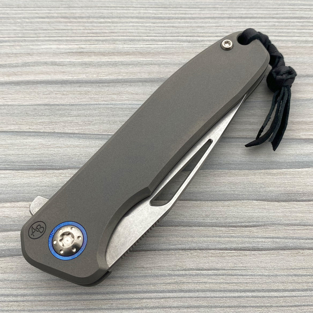 iMamba® Stonewashed Flipper & Assegai Pen Timascus Set – Arno Bernard ...