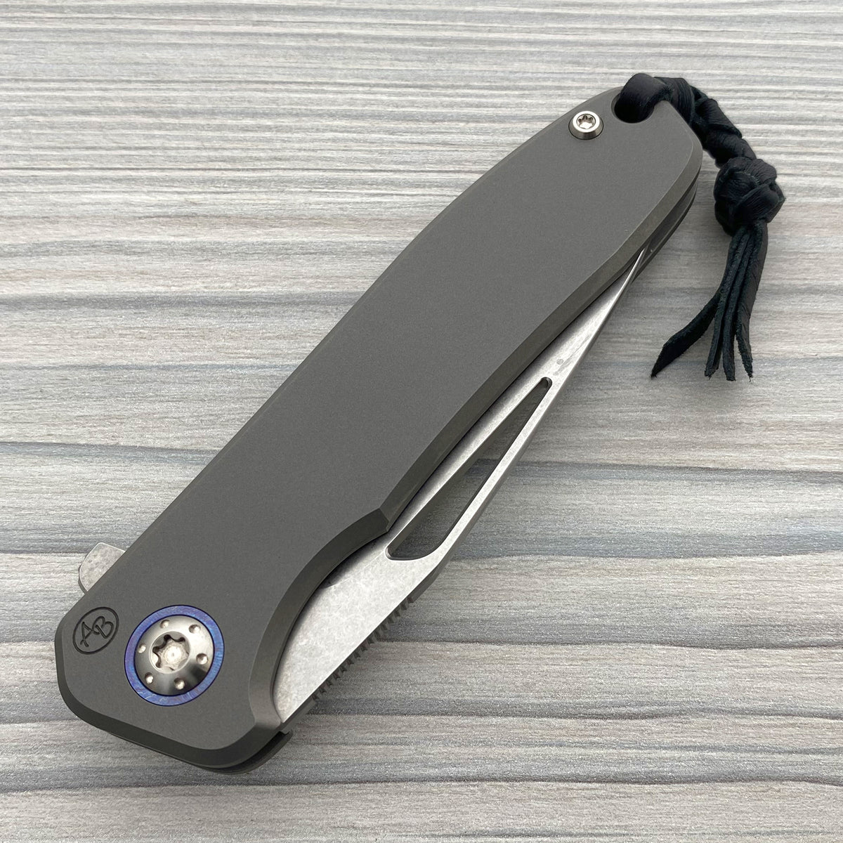 iMamba® Stonewashed Flipper & Assegai Pen Timascus Set – Arno Bernard ...