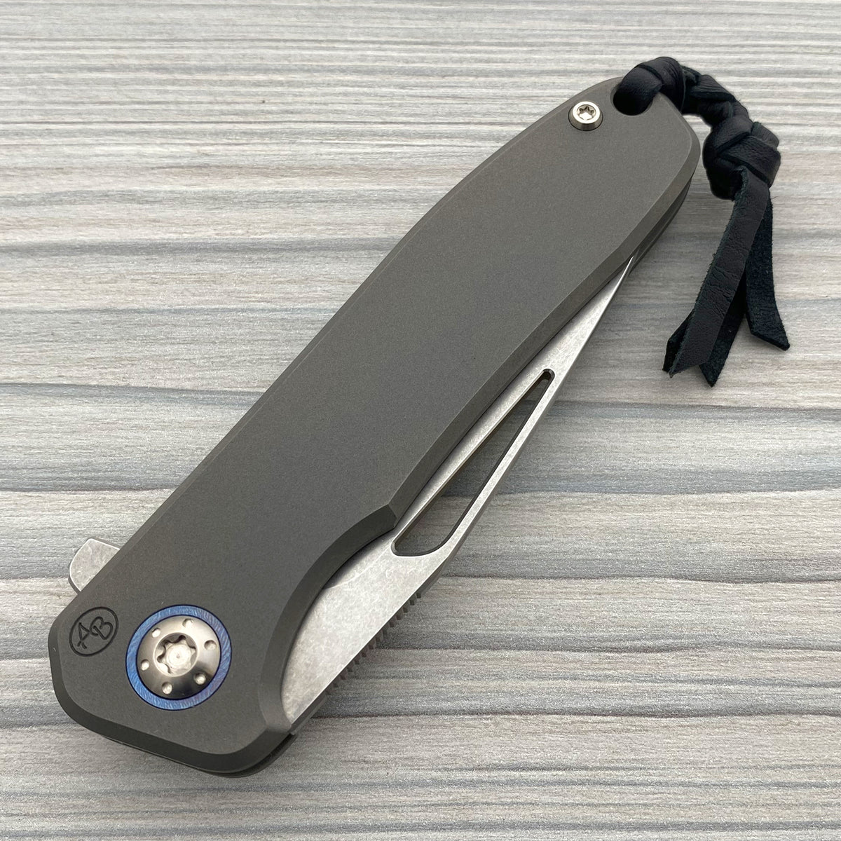 iMamba® Stonewashed Flipper & Assegai Pen Timascus Set – Arno Bernard ...