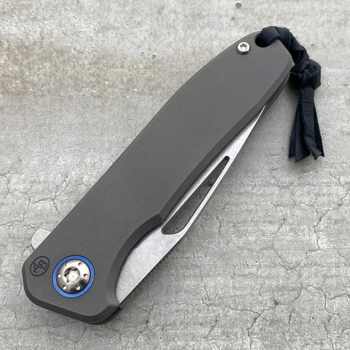 iMamba® Stonewashed Flipper & Assegai Pen Timascus Set – Arno Bernard ...