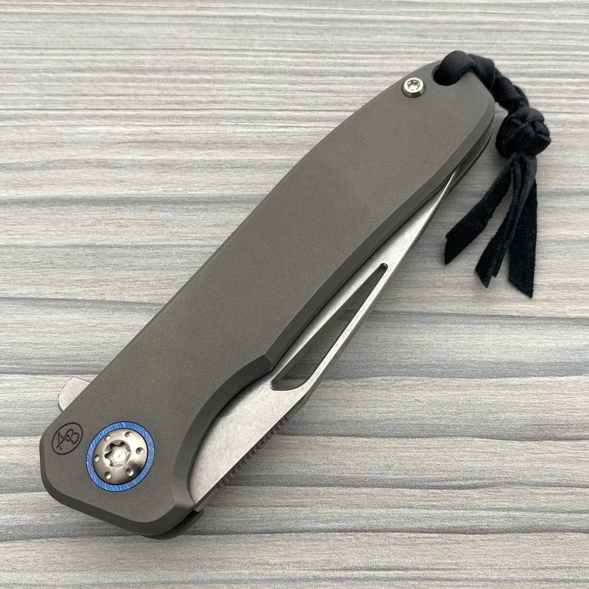 iMamba® Stonewashed Flipper & Assegai Pen Timascus Set – Arno Bernard ...